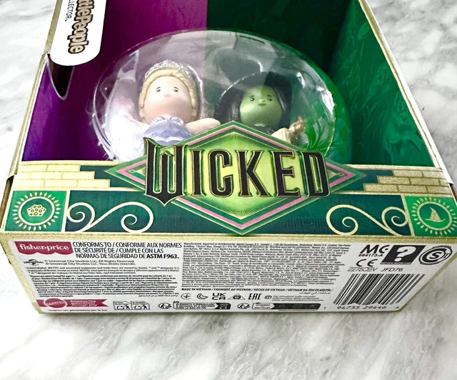 LITTLE PEOPLE GLINDA & Elphaba Wicked: For Good Collector Figure Set ...