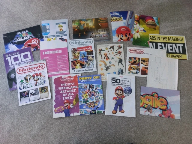 OFFICIAL NINTENDO MAGAZINE Collection Of Posters,Calendars & More. £34. ...