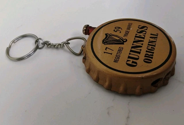 COLLECTABLE GUINNESS BOTTLE Cap Lighter Key Chain - Used £19.99 ...
