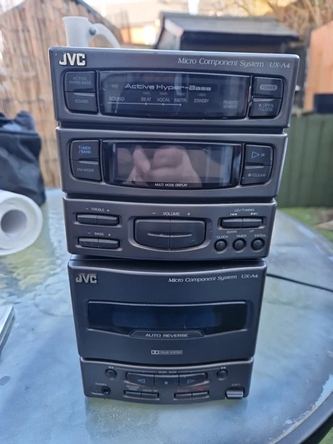 JVC UX-A4 MICRO System, Radio CD Player Tape Player Spares Or Repair £ ...