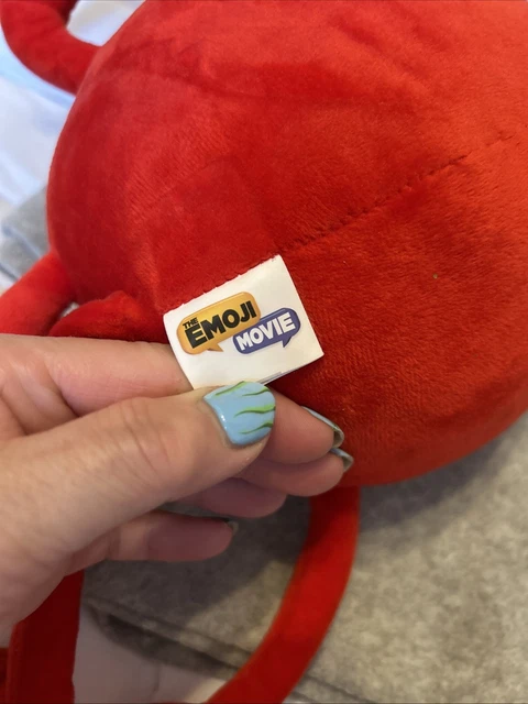 THE EMOJI MOVIE Red Devil Diablo Demon Steven Soft Plush Toy £6.52 ...
