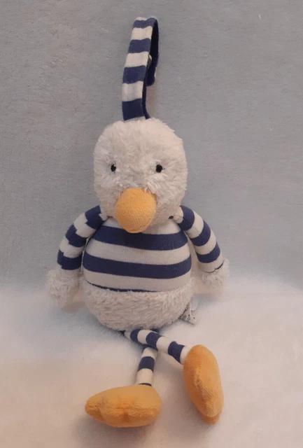 JELLYCAT BREDITA DUCK Chick Comforter Musical Pull String 10" Soft ...