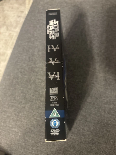 STAR WARS ORIGINAL Trilogy DVD Box Set Includes Original Theatrical ...