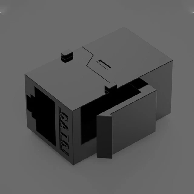 RJ45 CONNECTOR CAT6 Straight Through Network Module Information Socket ...
