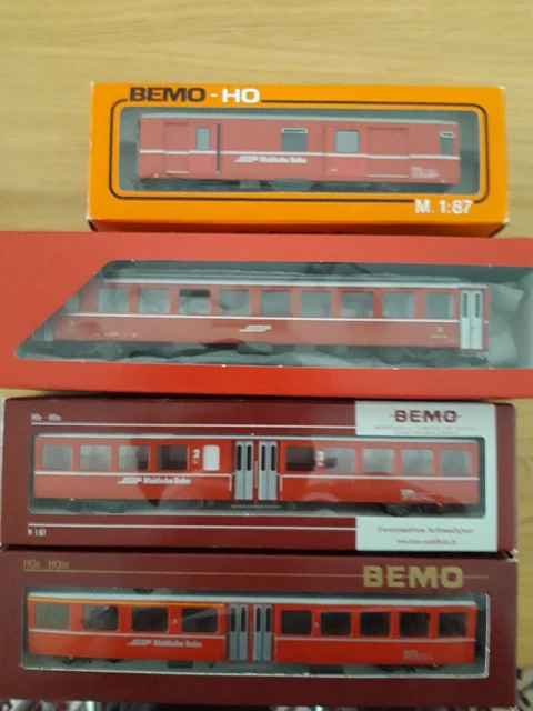 MODELLBAHN,BEMO PERSONENWAGEN RHÄTISCHE Bahn EUR 100,00 - PicClick DE