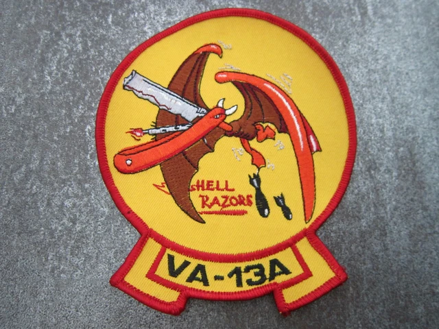 VA-13A HELL RAZORS Squadron United States Navy Military Cloth Patch ...
