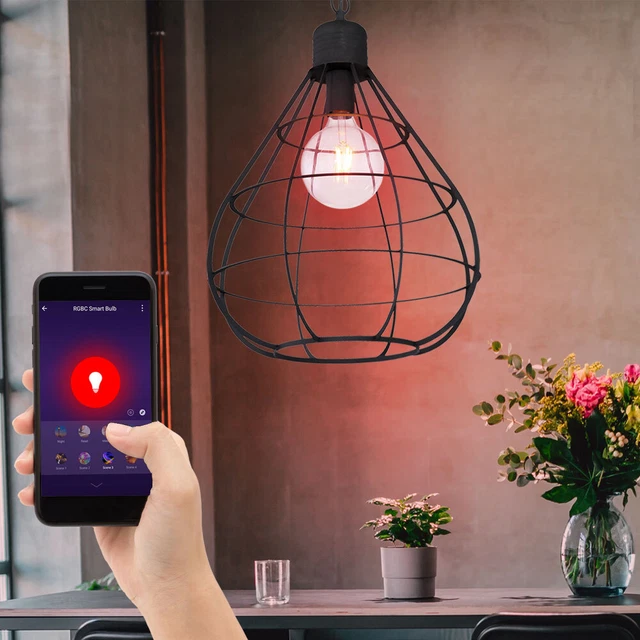 SMART RGB LED Cage Suspendu Couvrir Spot Alexa Google Couloir Lampe ...