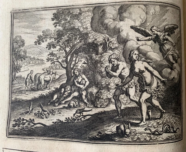 MERIAN; GOTTFRIED: ADAM und Eva "Vertreibung aus dem Paradies" EUR 59,00 - PicClick DE