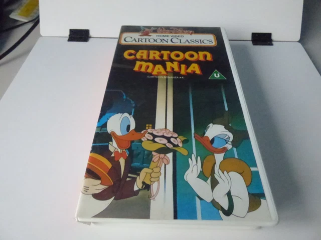 VINTAGE RETRO WALT Disney VHS Video - CARTOON MANIA £8.39 - PicClick UK