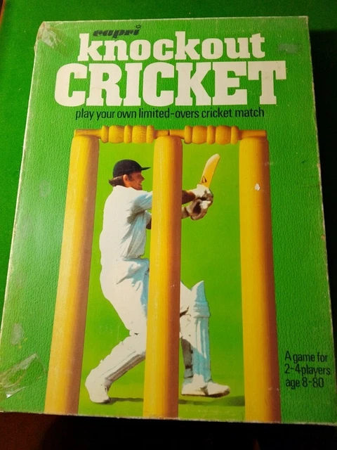 KNOCKOUT CRICKET BOARD Game 1975, Capri Complete. £18.39 - PicClick UK