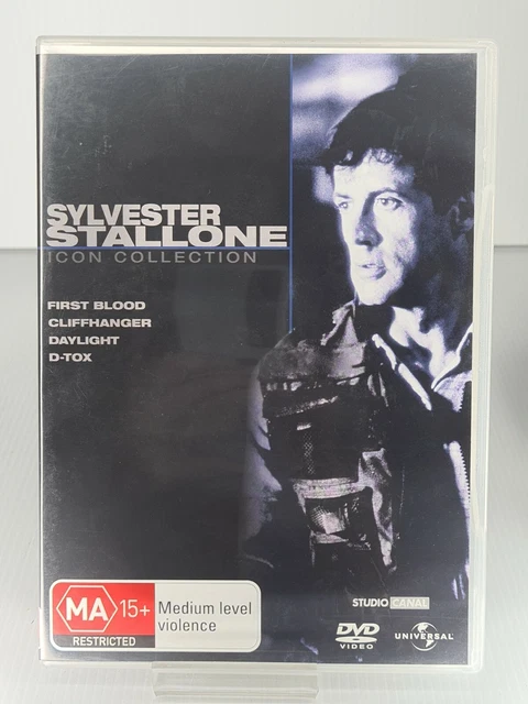 SYLVESTER STALLONE ICON Collection DVD First Blood Cliffhanger D-Tox Daylight $19.55 - PicClick AU