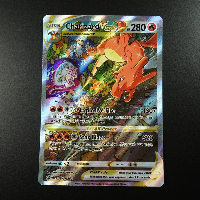 CHARIZARD V STAR SWSH262 Ultra Premium Collection Promo Holo Pokemon ...