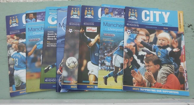 MANCHESTER CITY FOOTBALL Programmes £8.99 - PicClick UK