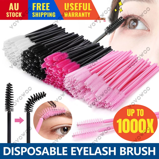 DISPOSABLE MASCARA WANDS Eyelash Brushes Applicator Lash Extension ...