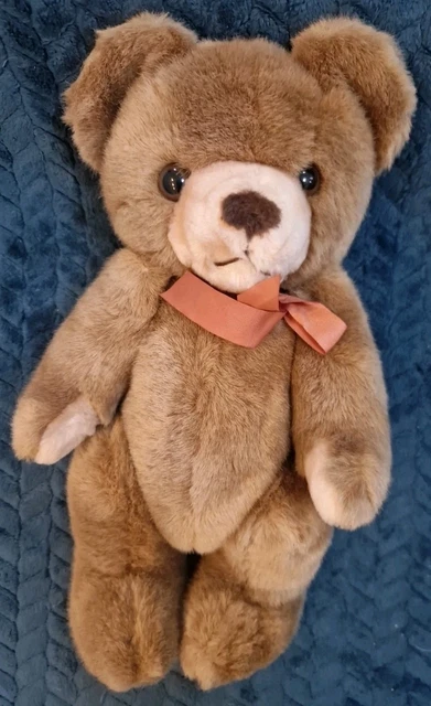 SINGI VINTAGE TEDDY Bear brown soft toy plush 15" jointed £15.00 ...