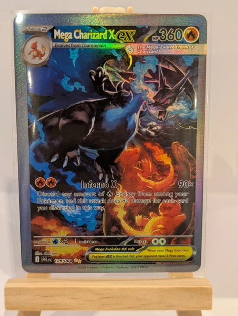 CUSTOM FAN ART Mega Charizard X EX High Quality Custom Card Foil Finish ...