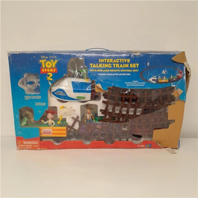 TOY STORY 2 Interactive Talking Train Set in Original Box - Spares or ...