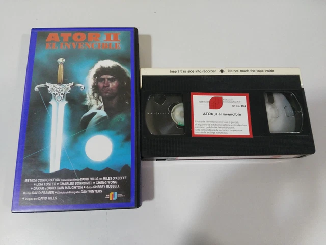 ATOR II EL Invincibile Miles O'keeffe David Hills - Vhs Cinta Tape ...