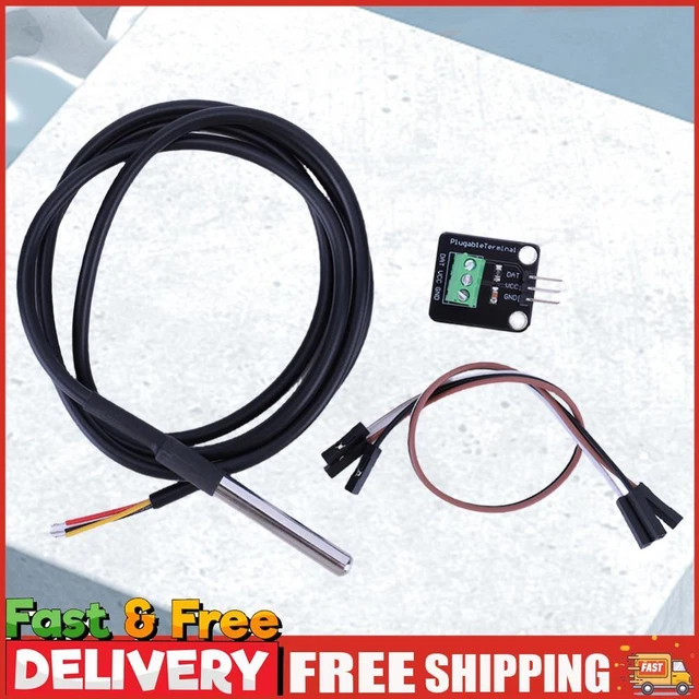 DS18B20 TEMPERATURE SENSOR Plugable Terminal Adapter Temperature Sensor Boards £5.39 - PicClick UK