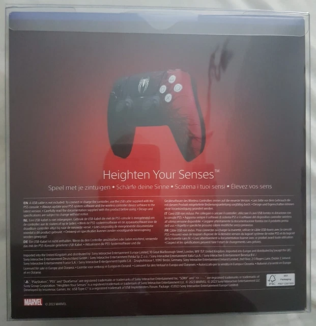SPIDER MAN 2 Dualsense + Box Protector Limited Edition BRAND NEW SEALED ...