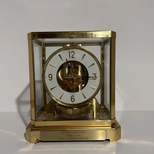 VERY NICE JAEGER LeCoultre Atmos Vintage Clock 528-8 15-Jewel SN-405108 ...