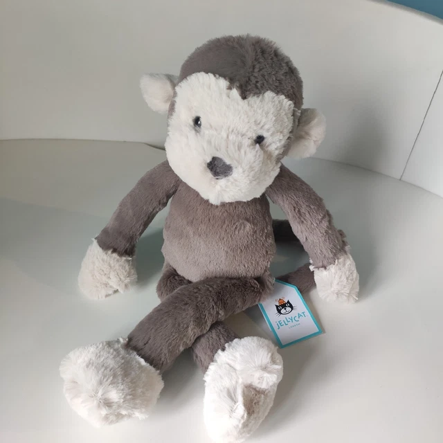 NEW JELLYCAT SMALL Brodie Monkey BRO6M soft toy BNWT With Tags Retired ...