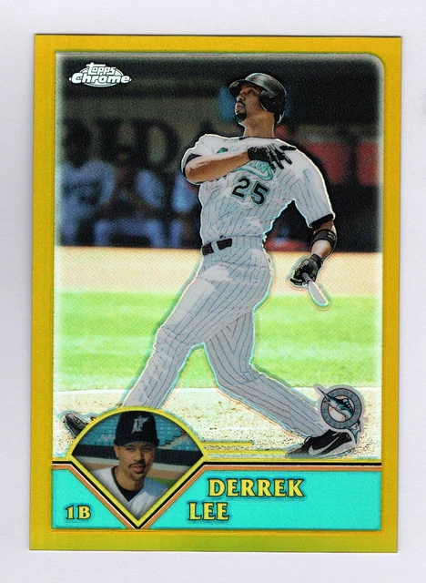 2003 TOPPS CHROME or réfracteur #84 Derrek Lee Florida Marlins /499 EUR ...