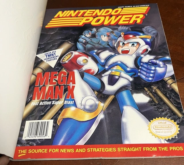 NINTENDO POWER MAGAZINE Volume 56 Silver Mega Man X W/ Poster £23.29 ...