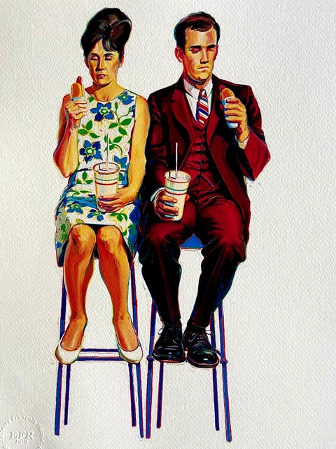 WAYNE THIEBAUD 1986(ROY Lichtenstein Mel Ramos David Hockney Andy ...