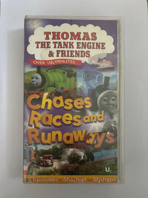THOMAS THE TANK Engine & Friends - Chases, Races and Runaways VHS £14. ...