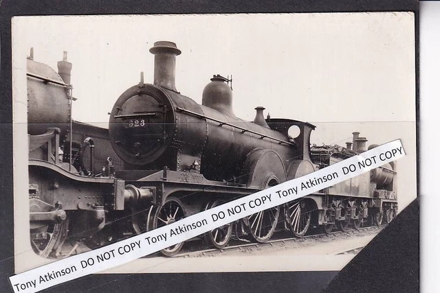 MIDLAND RAILWAY - Johnson 4-4-0 No. 323 @ Toton - Vintage Image ...