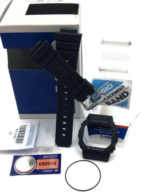GENUINE CASIO WATCH Band,Bezel,O-Ring,Battery,Box G-Shock DW-5600E-1V ...