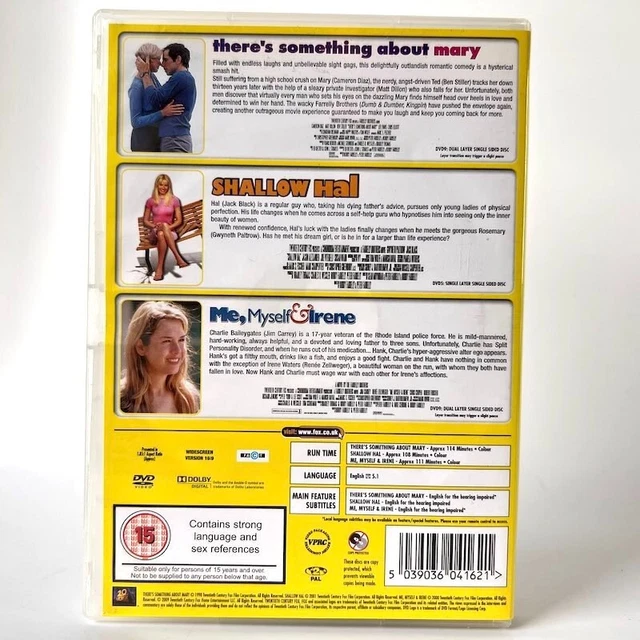 THERE'S SOMETHING ABOUT Mary/ Shallow Hal/ Me, Myself And Irene (Region ...