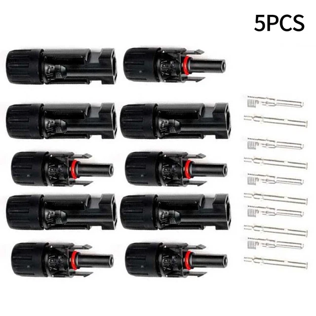 SECURE CONNECTION WITH 30A Connectors for Weatherproof Solar Panel (1 ...