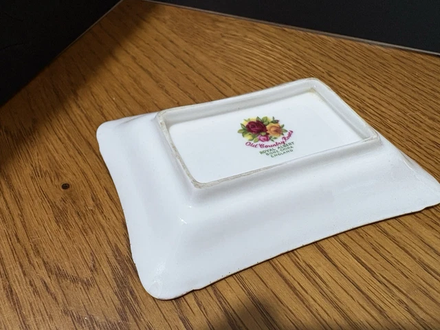 ROYAL ALBERT OLD Country Roses Mini Dish Bone China £7.58 - PicClick UK