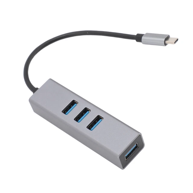 4 PORT USB C Data Hub 5Gbps 4xUSB3.0 USB Hub Docking Station USB ...