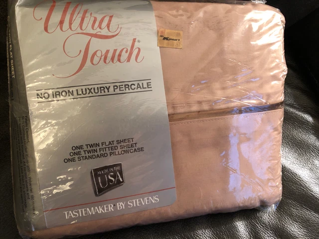 VINTAGE NEW TASTEMAKER J.P. STEVENS Cocoa Twin SHEET SET ULTRA TOUCH ...