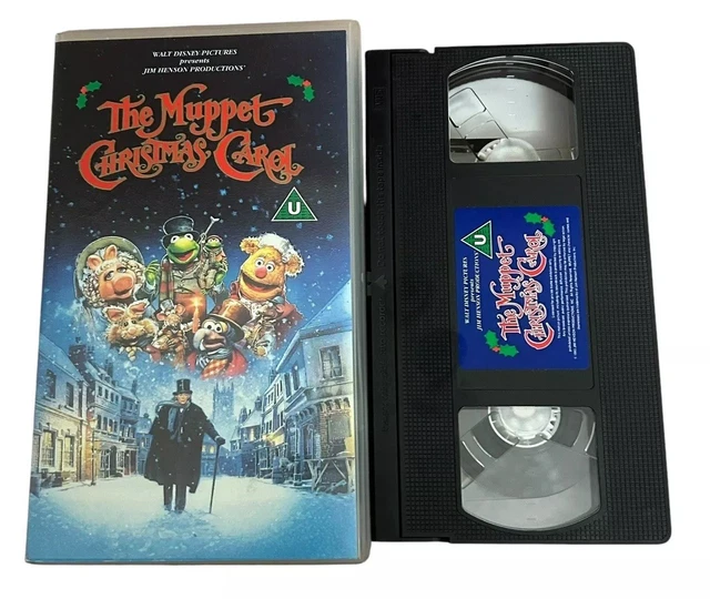 THE MUPPET CHRISTMAS Carol VHS Tape - 1992 Movie Michael Caine Frank Oz ...