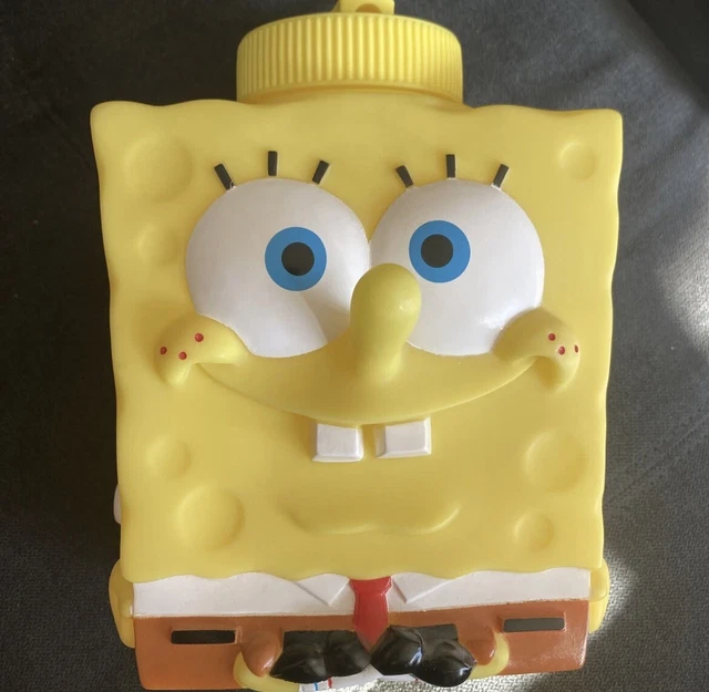SPONGEBOB SQUAREPANTS DRINK Water Bottle Cup RARE Universal Studio 2013 ...