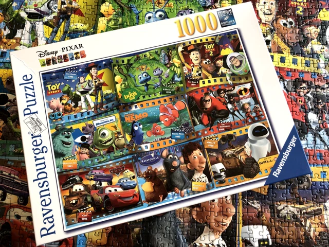 RAVENSBURGER JIGSAW PUZZLE 1000 pieces Disney Pixar Movies Collection ...
