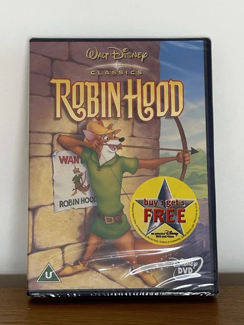 ROBIN HOOD (DISNEY) DVD (2002) Wolfgang Reitherman - SEALED £11.11 ...