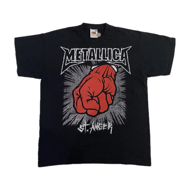 2003 METALLICA ST Anger Promo Vintage T-Shirt Size L Heavy Metal Rock Thrash Y2K £45.00 ...