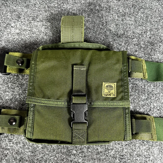 SO TECH TACTICAL Shock Tube Leg Panel Bag Green USA Made $55.25 - PicClick