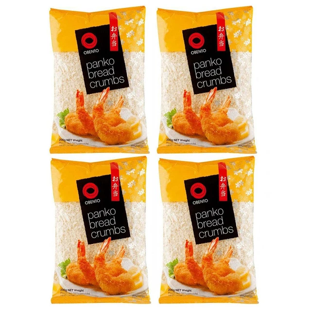 OBENTO JAPANESE BREADCRUMBS Bread Crumbs 200gX4Pack $24.59 - PicClick AU