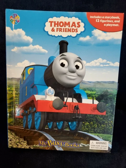 THOMAS THE TANK Engine & Friends My Busy Books Story 11 Figures and ...