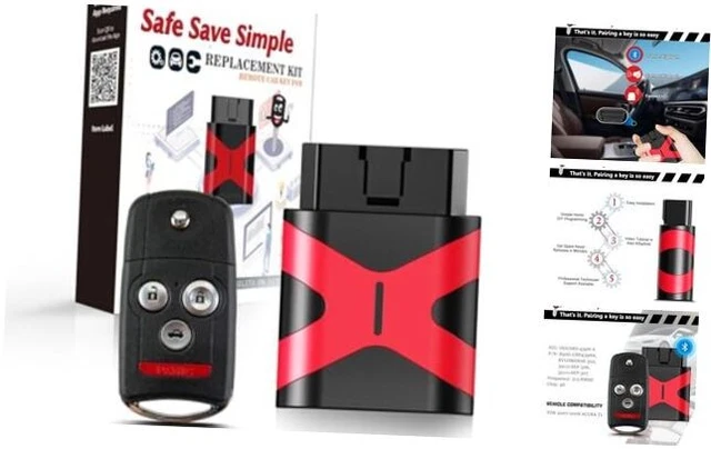 DIY PROGRAMMABLE TOOL,SIMPLE OBD2 car Key fob Programmer Replacement ...