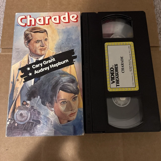 CHARADE VHS CARY Grant Audrey Hepburn Classic Video Treasures 1964 £6. ...