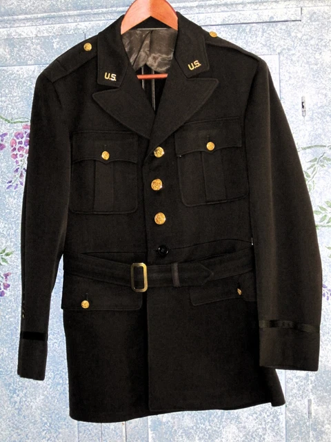VINTAGE WWII U.S. Army Officer's Service Coat £51.66 - PicClick UK