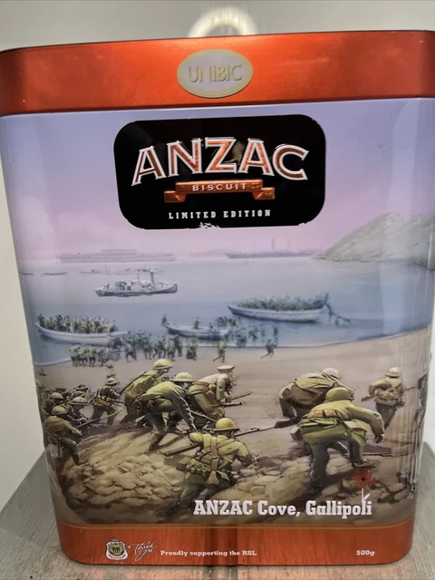 ANZAC BISCUIT LIMITED Edition Cove, Gallipoli Empty Collectable Tin ...