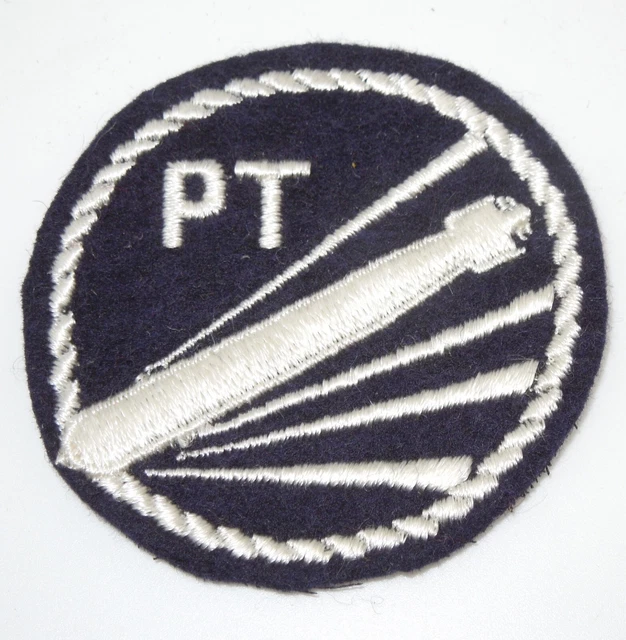 WWII US NAVY Patrol Torpedo PT Boat Patch in Black Wool EUR 13,61 ...